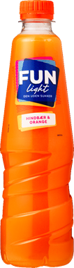 Fun Light Hindbær-Appelsin, 0,5l. - Saft - hjemve.dk