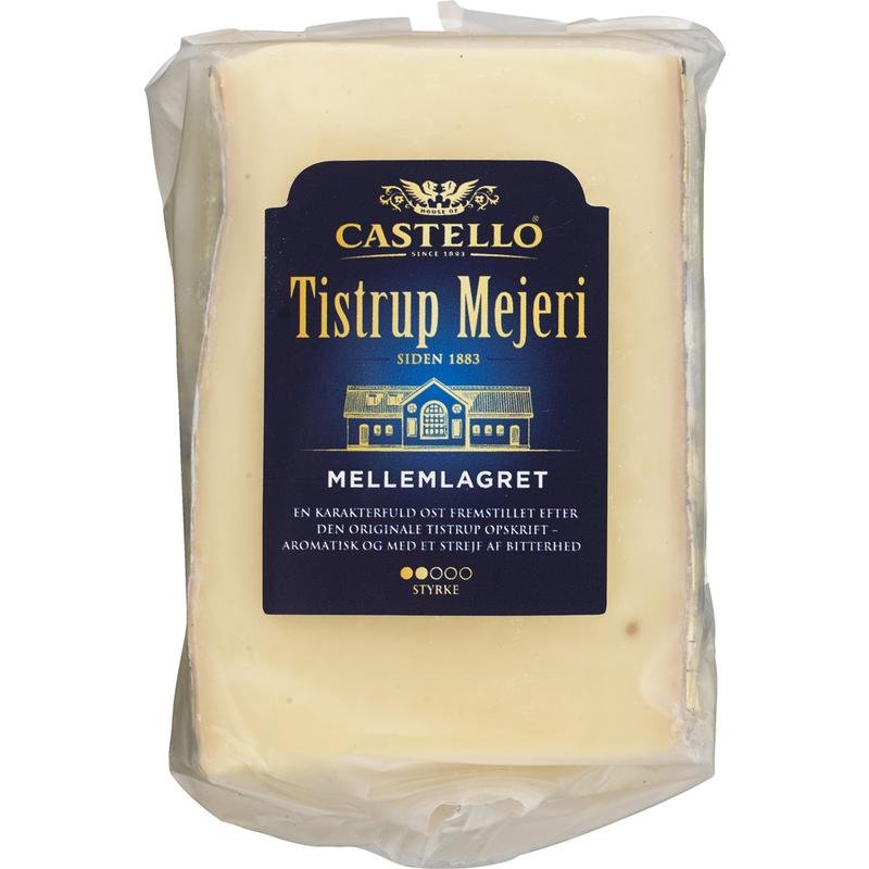 Tistrup Mellemlagret ca. 400 - 450g. - Ost - hjemve.dk